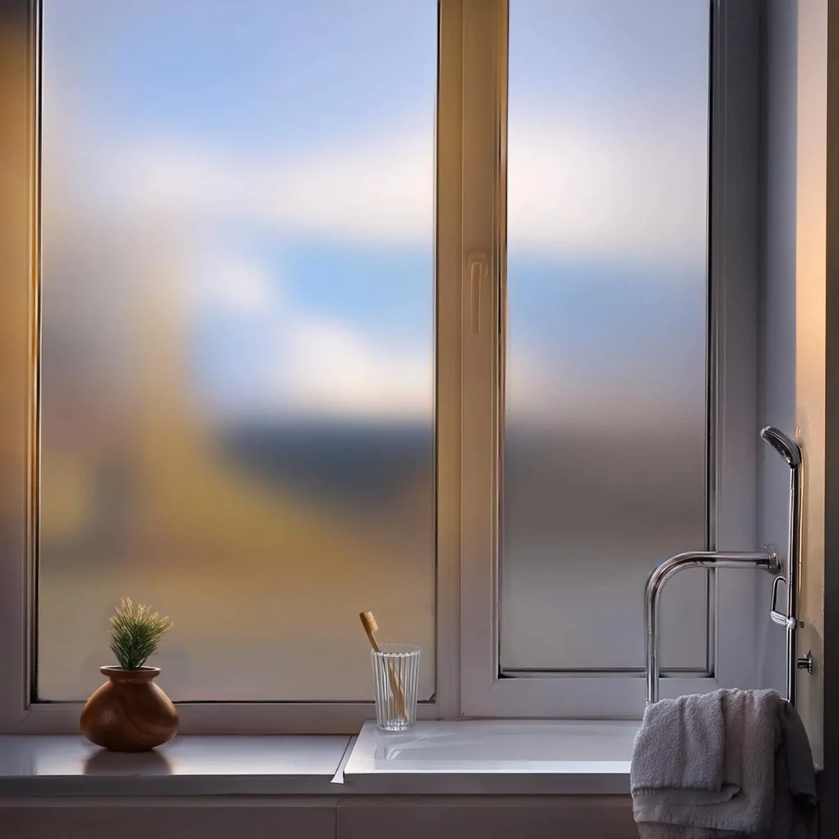 Frosted Window Film Privacy Glass Film